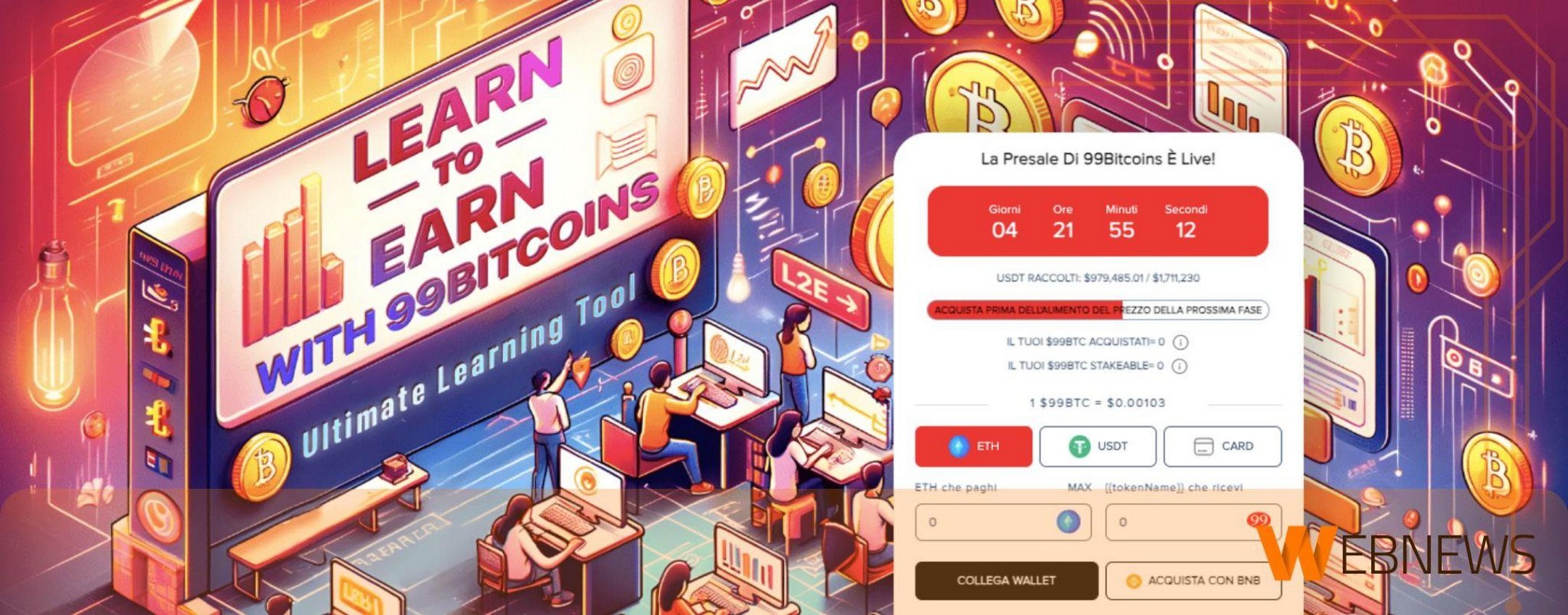 Il “Learn to earn” come prossimo grande trend crypto del 2024 - Webnews